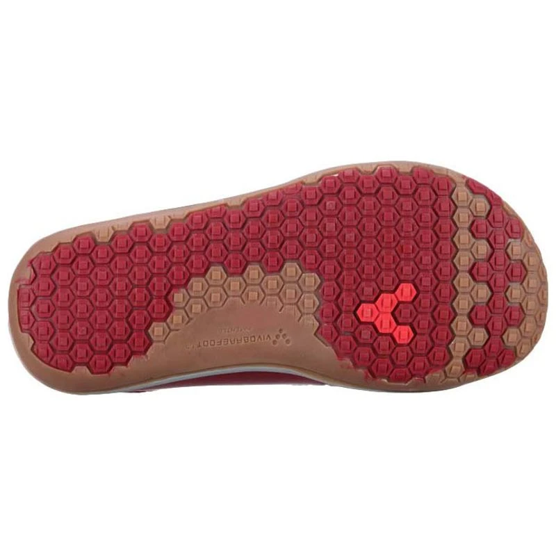 Vivobarefoot Kids T Bar Shoes (Dark Red) | Sportpursuit.com