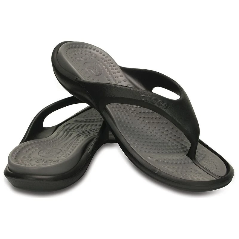 Crocs Athens II Flip Flops Black Smoke Sportpursuit