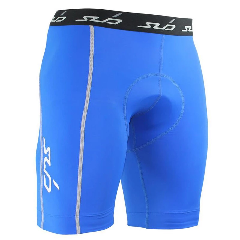 Sub Sports Mens DUAL Compression Cycling Shorts (Royal) | Sportpursuit