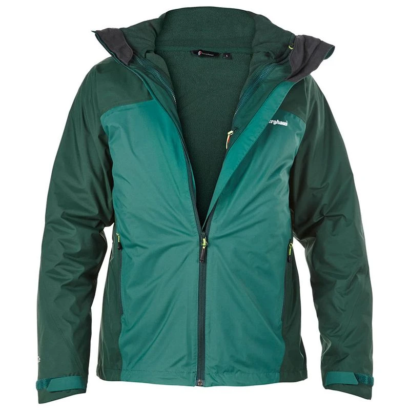 Berghaus Mens Fastrack 3In1 Jacket (Green/Dark Green) | Sportpursuit.c