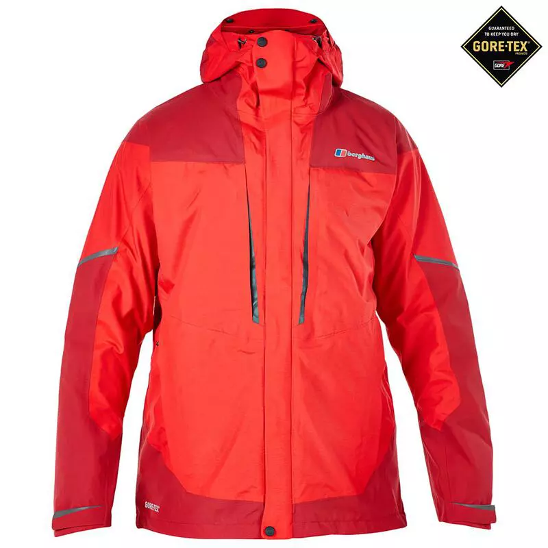 Berghaus Mens Mera Peak IV GTX Jacket (Extrem Red/Red Dahlia) | Sportp