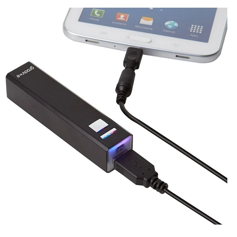 Groov-e Portable Power Stick Charger (Black) | Sportpursuit.com