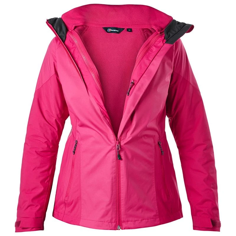 Berghaus Womens Fastrack 3-In-1 Jacket (Pink) | Sportpursuit.com