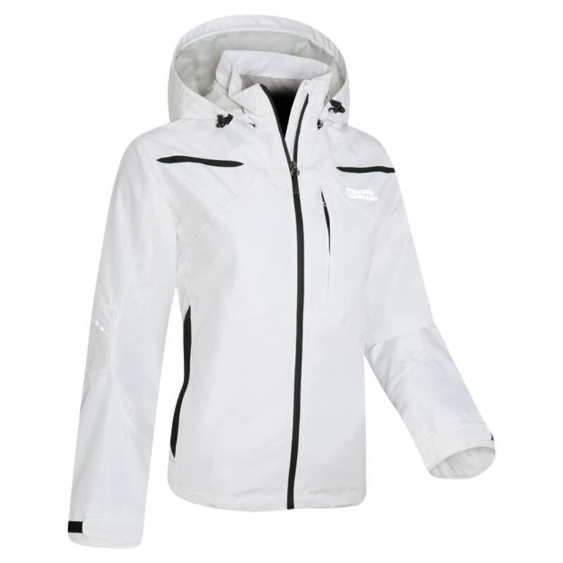 Nordblanc Womens Activity Waterproof Jacket (White) | Sportpursuit.com