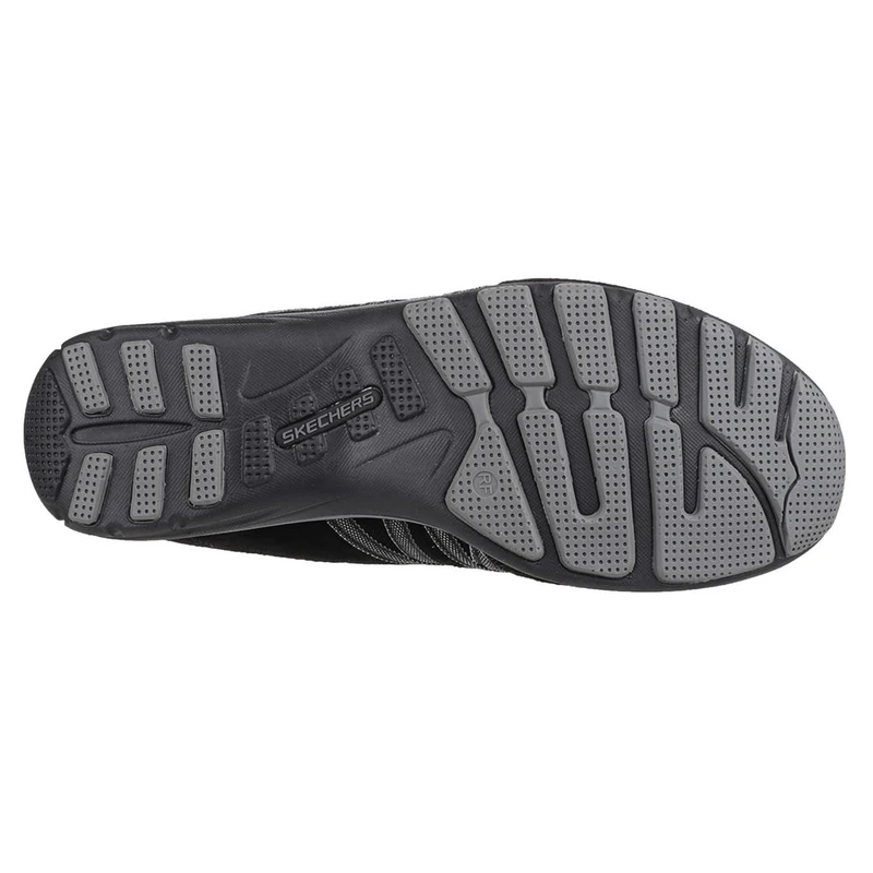 Skechers Womens Active Conversations Holding Aces Shoes (Black/Charcoa