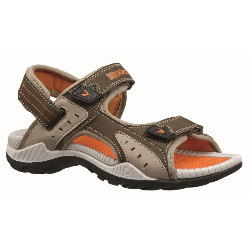 Kefas Kids Solar Sandals (Taupe/Brown) | Sportpursuit.com
