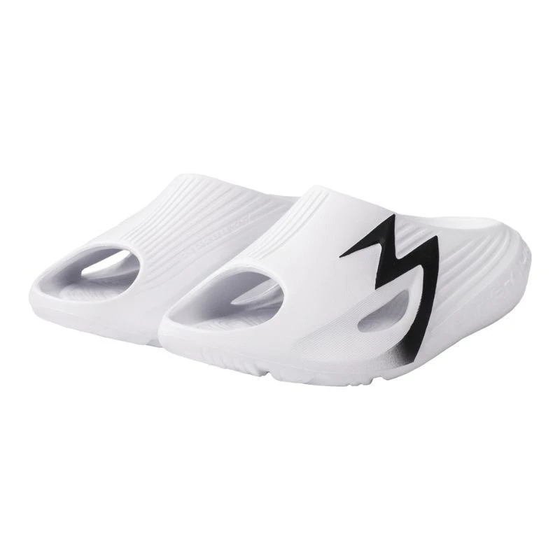 361 Mens Basketball Slippers Sandals (White) | Sportpursuit.com