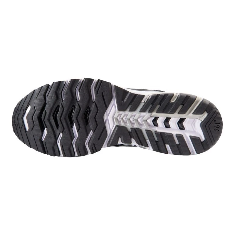 361 Mens Strata 5 Running Shoes (Black/White) | Sportpursuit.com