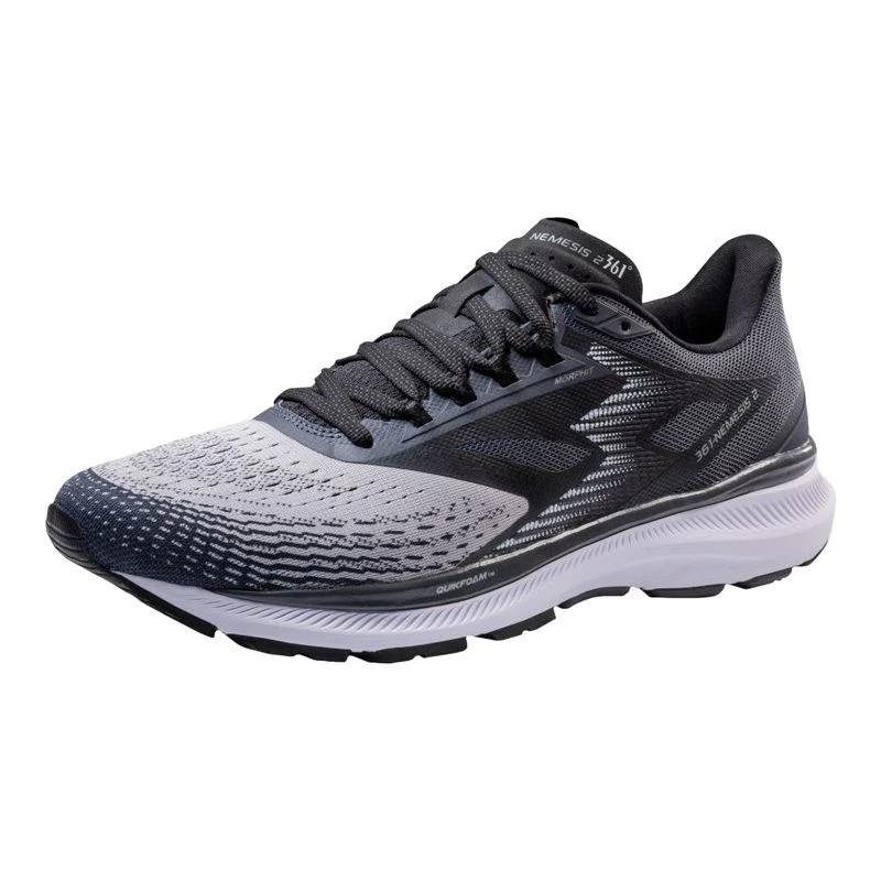 361 Mens Nemesis 2 Running Shoes (Black/Ebony) | Sportpursuit.com