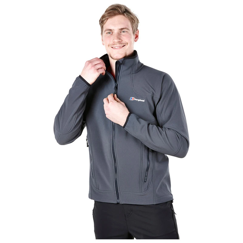Berghaus Mens Ardennes Softshell Jacket (Dark Grey) | Sportpursuit.com