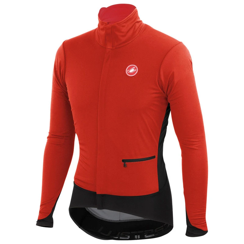 Castelli Mens Alpha Jacket (Red/Black) | Sportpursuit.com