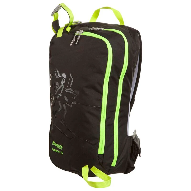 Bergans 15L Hodlekve Daysack (Black/Neon Green) | Sportpursuit.com