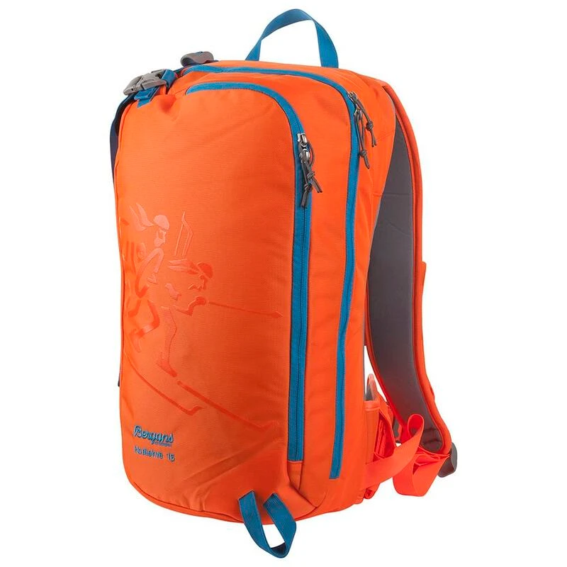 Bergans 15L Hodlekve Daysack (Neon Orange/Bright Sea Blue) | Sportpurs
