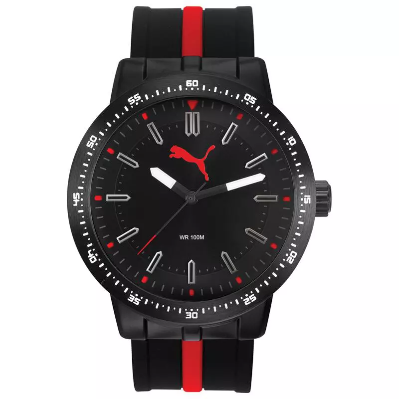 Puma Roadmap Watch (Black/Red) | Sportpursuit.com