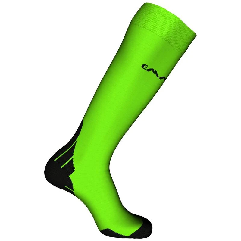 Silver Compression Socks (2 Pack - Fluo Green)