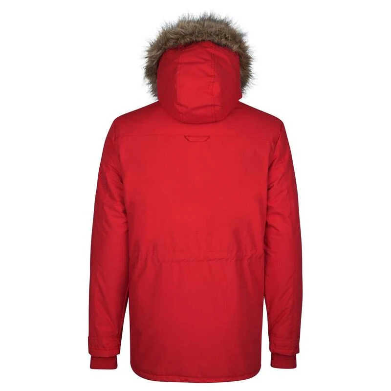Soulstar Mens Classic Parka Jacket (Dark Red) | Sportpursuit.com