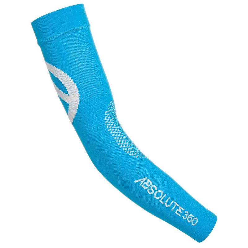 Absolute360 Manchettes seamless (Turquoise/Blanc) | privatesportshop.f