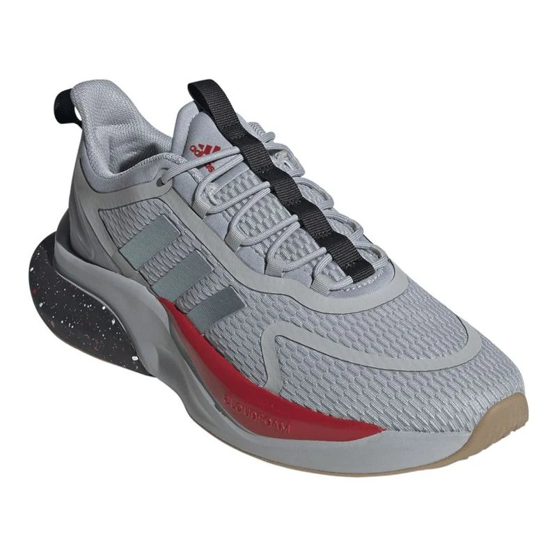 Adidas Mens Alphabounce+ Bounce Running Shoes (Grey) | Sportpursuit.co
