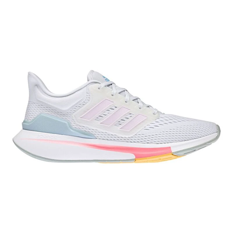 Adidas Womens EQ21 Run Running Shoes (Grey) | Sportpursuit.com