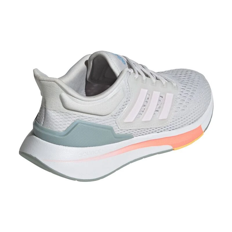 Adidas Womens EQ21 Run Running Shoes (Grey) | Sportpursuit.com