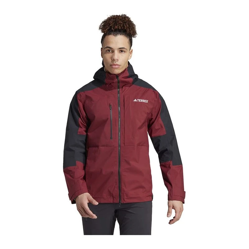 Adidas Mens Xploric RR Jacket (Red) | Sportpursuit.com