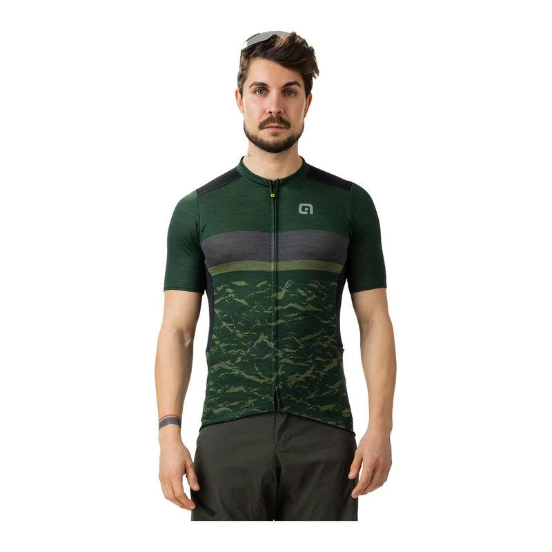 Ale Mens Earth Jersey (Green) | Sportpursuit.com