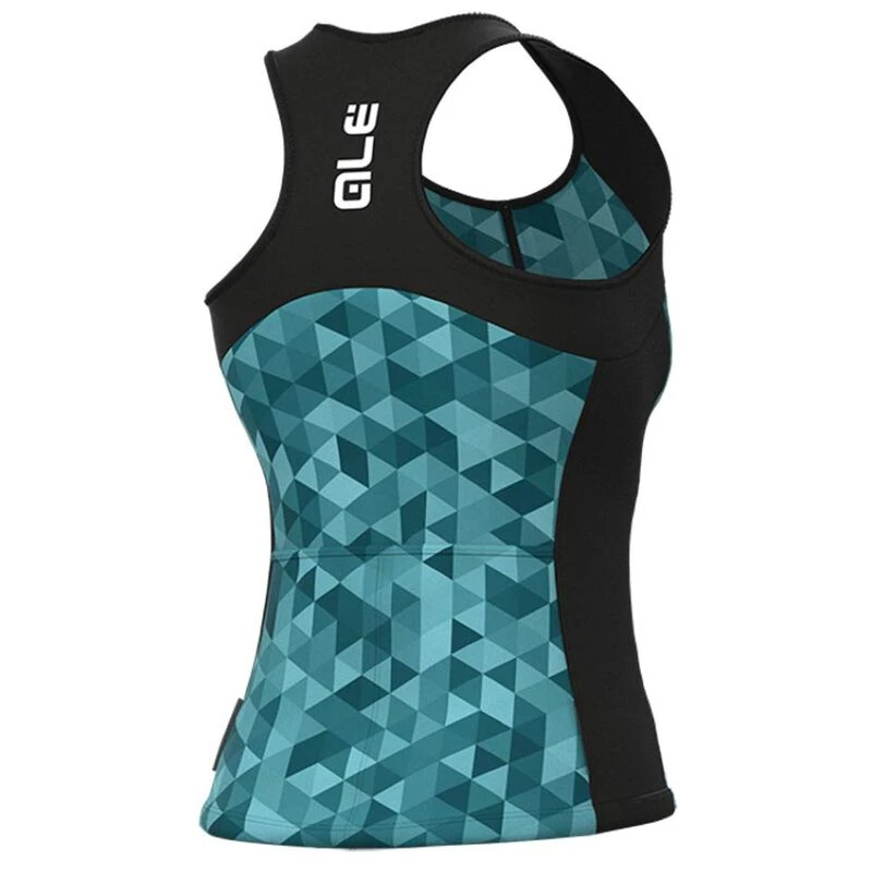 Ale Womens Triangles Pragma Vest (Turquoise) | Sportpursuit.com