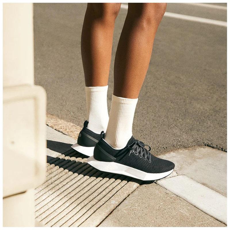 Allbirds Mens Tree Flyer 2 Running Shoes (Natural Black/Blizzard) | Sp