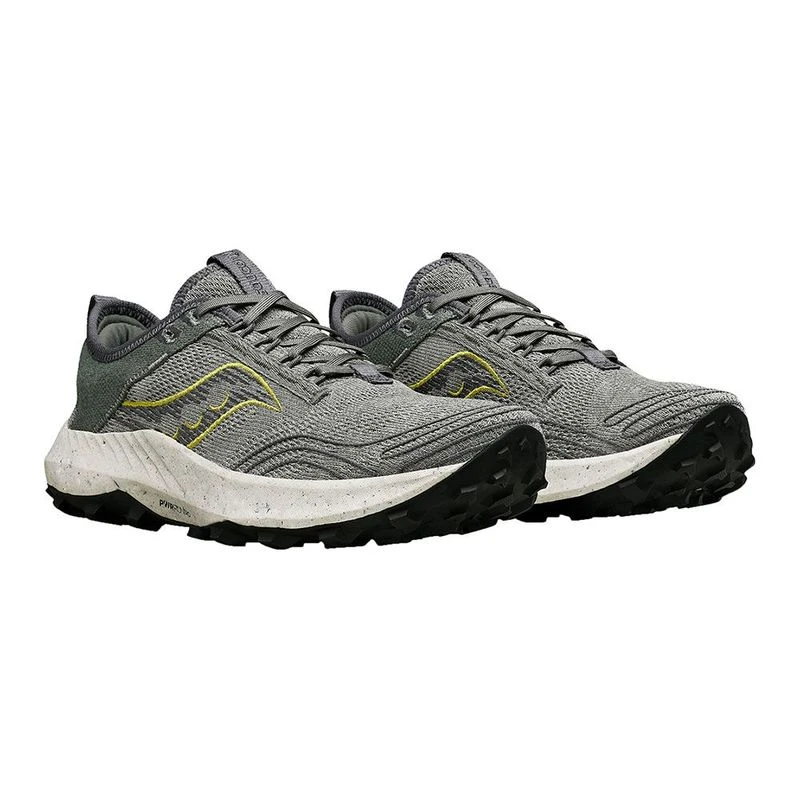 Saucony Mens Peregrine RFG Trail Running Shoes (Grey) | Sportpursuit.c