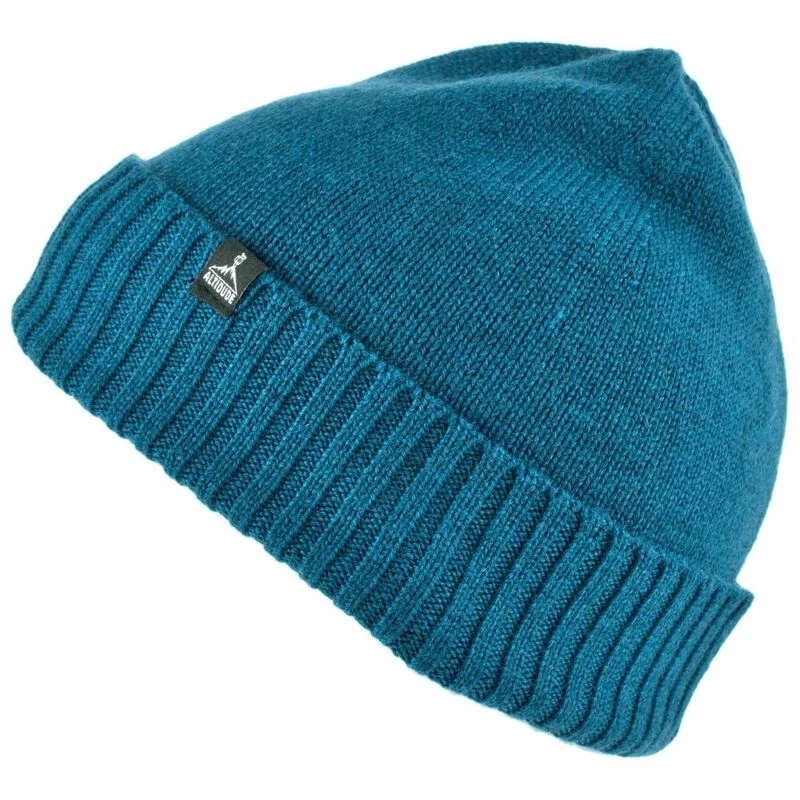 Altidude Plain Merino Beanie (Petrol) | Sportpursuit.com