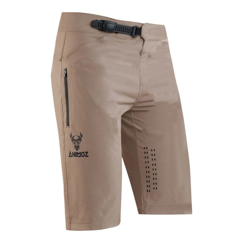 Animoz Mens Cuissard Pad Wild Shorts (Brown) | Sportpursuit.com
