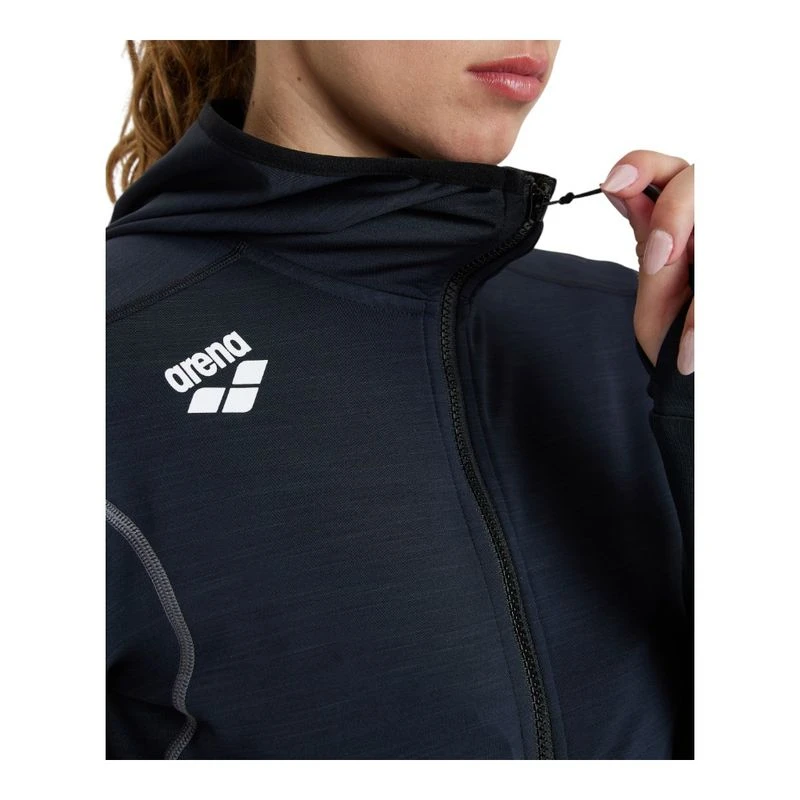 Arena Womens Spacer Jacket (Black) | Sportpursuit.com