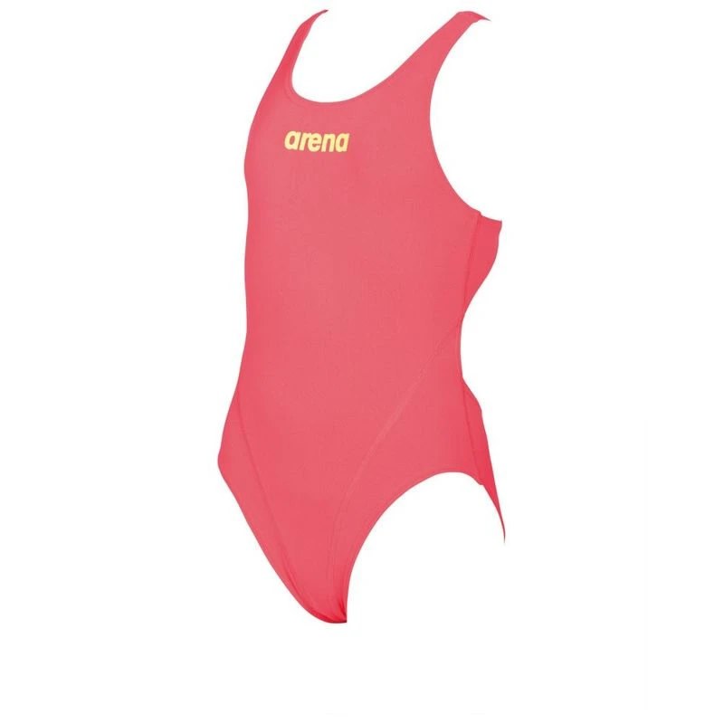 Arena Girls Solid Tech Swimwear (Red/Green) | Sportpursuit.com