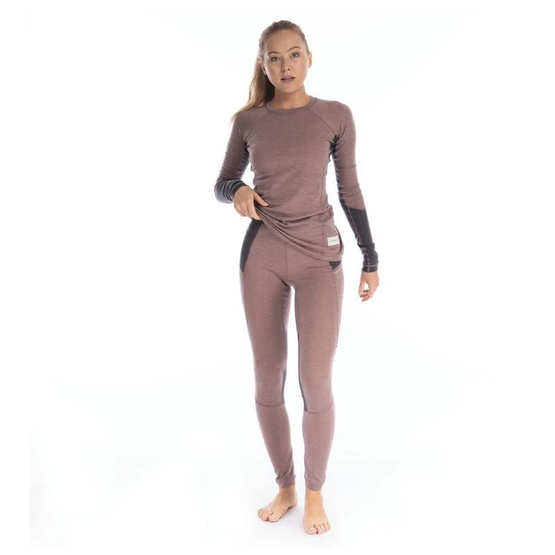 Artilect Womens Goldhill 125 Merino Blend Zoned Tights (Twilight Mauve