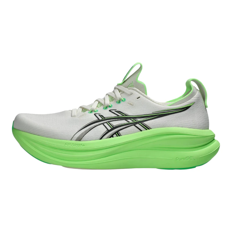 Asics Chaussures de course à pied Gel-Nimbus 28 Homme (Crème/Noir) | p