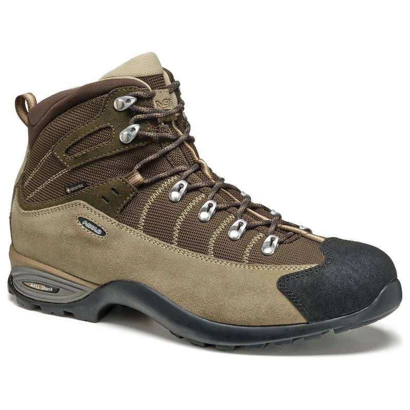Asolo Mens Mustang GV GTX Hiking Boots (Tundra/Brown) | Sportpursuit.c