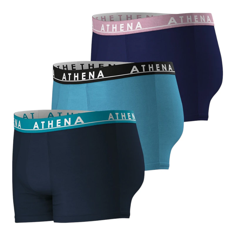 Athena Sous-vêtements Easy Color X3 Homme (Bleu) | privatesportshop.fr