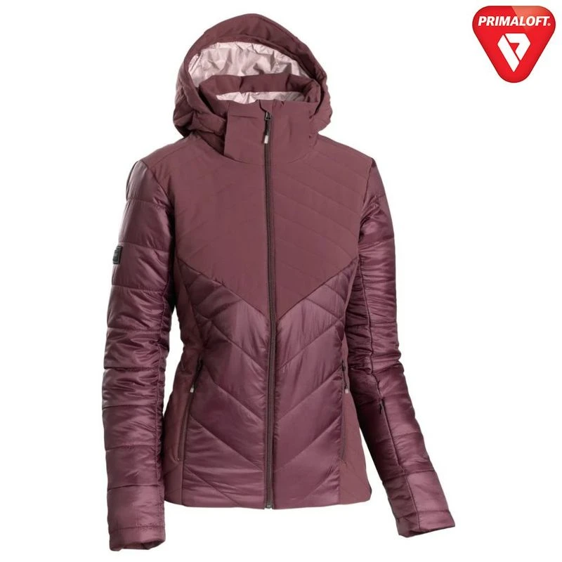 Atomic Womens Snowcloud Primaloft Ski Jacket (Maroon) | Sportpursuit.c