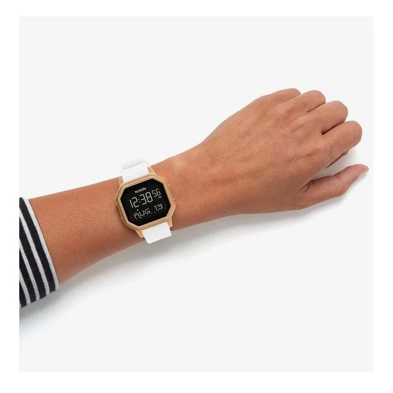 Nixon Siren Acier Alltagsuhr WeiB privatesportshop
