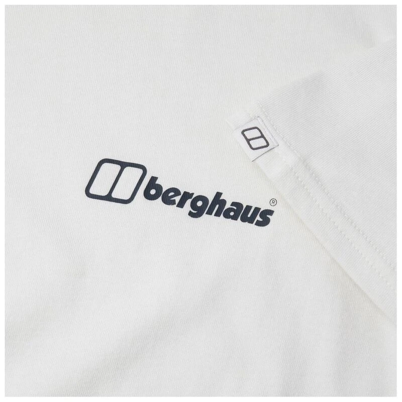 Berghaus Mens Organic Colour Logo T-Shirt (Vaporous Grey) | Sportpursu