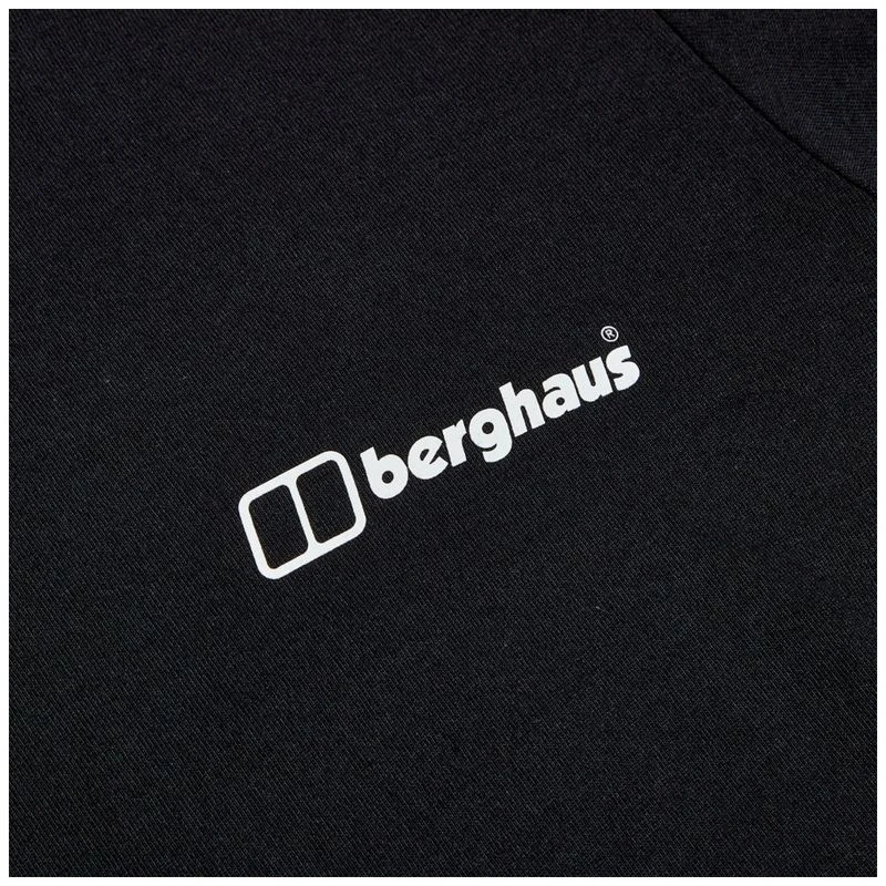 Berghaus Mens Oversized Logo T-Shirt (Black) | Sportpursuit.com