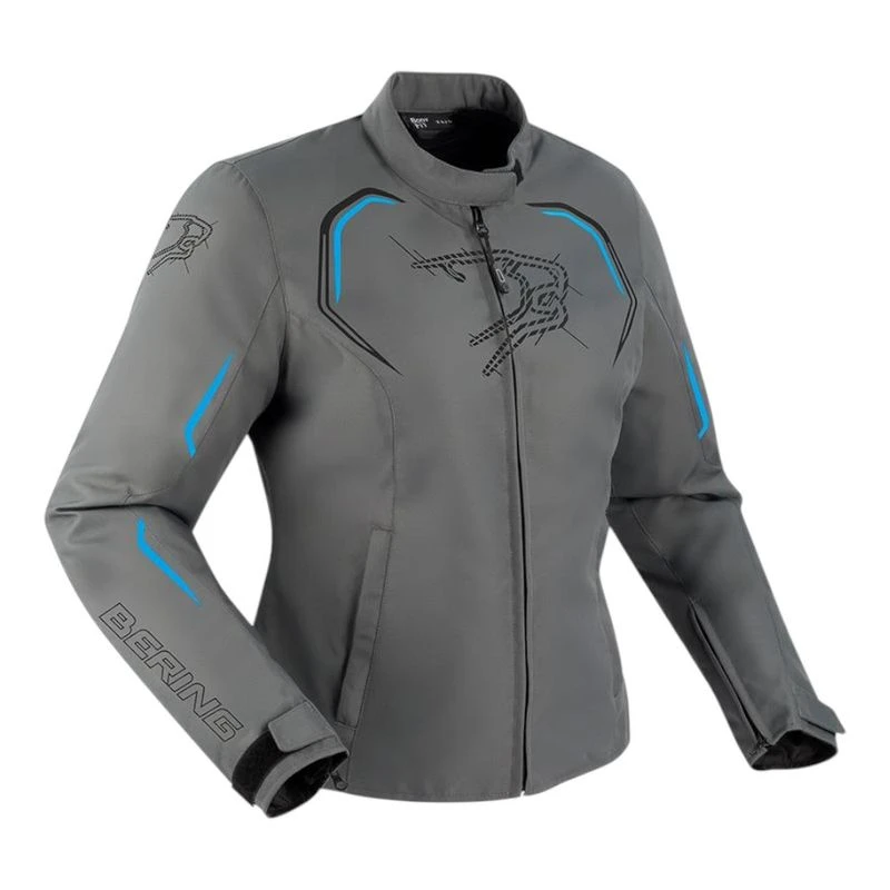 Bering Womens Lady Dundy Jacket (Heather Grey/Blue) | Sportpursuit.com