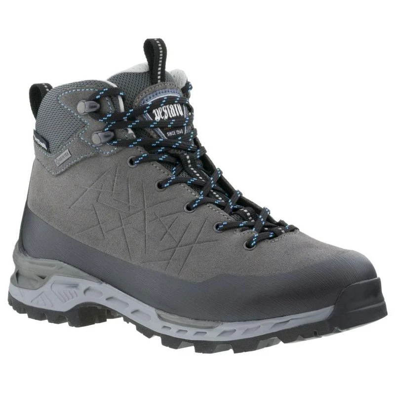 Bestard Womens Trek Mid Hiking Boots (Grey) | Sportpursuit.com