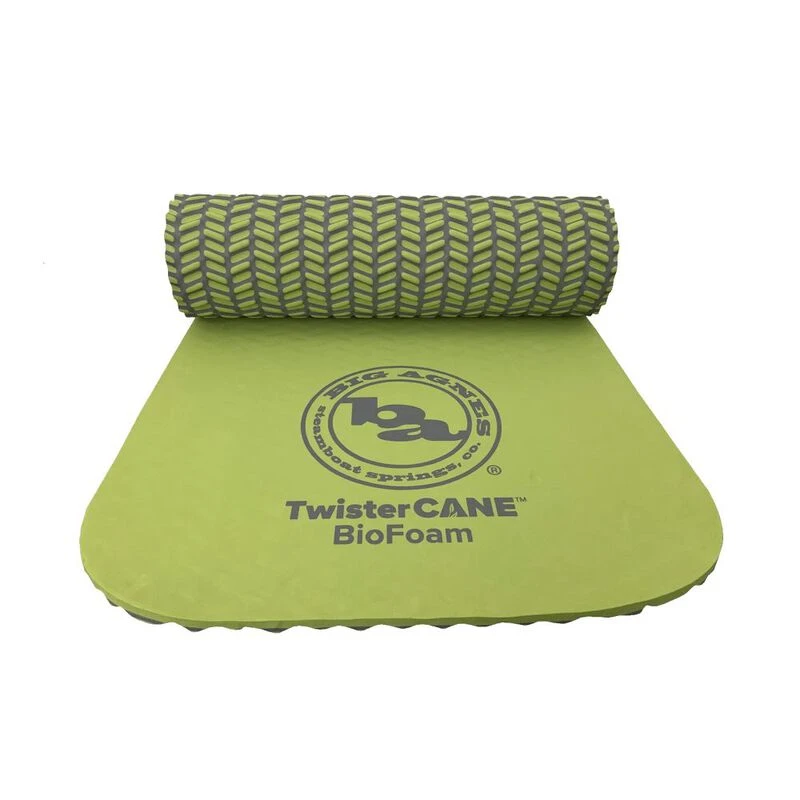 Big Agnes TwisterCane Bio Foam 20x72in Sleeping Mat (Green) | Sportpur