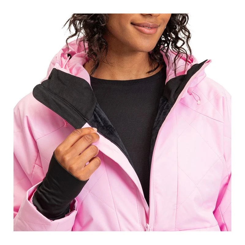 Roxy Radiant Lines Overhead Jacket (Rose/Pink Frosting) | Sportpursuit