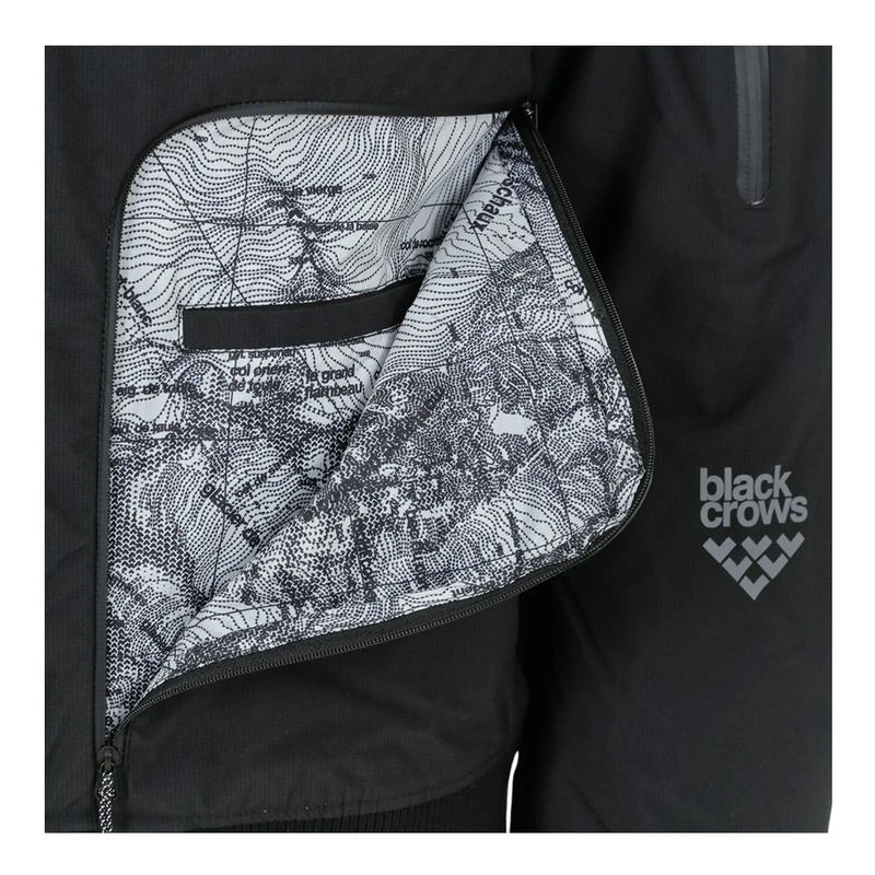 Black Crows Traverse Bomber Jacket (Black) | Sportpursuit.com
