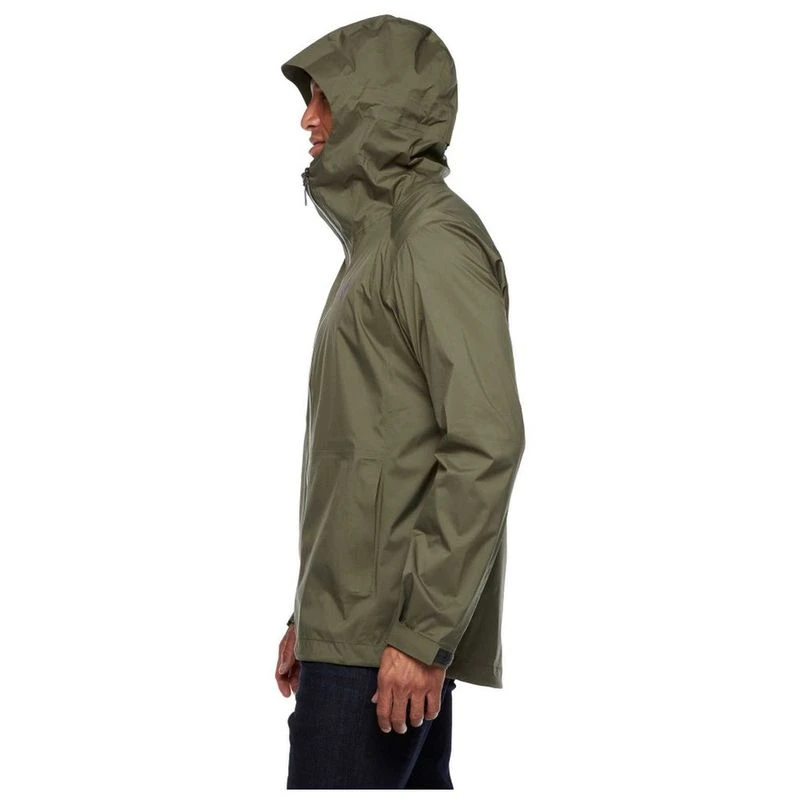 Black Diamond Mens Stormline Stretch Rain Shell Jacket (Tundra) | Spor