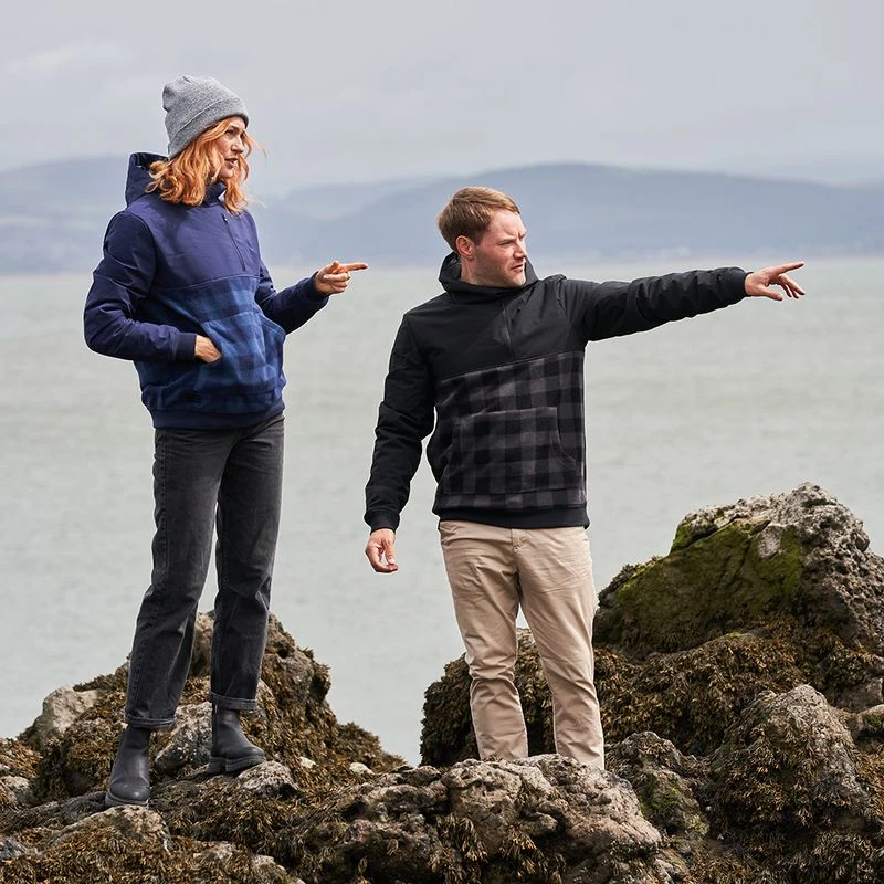 Bolger Mens Bømlo Hybrid Insulator Hoodie (Black) | Sportpursuit.com