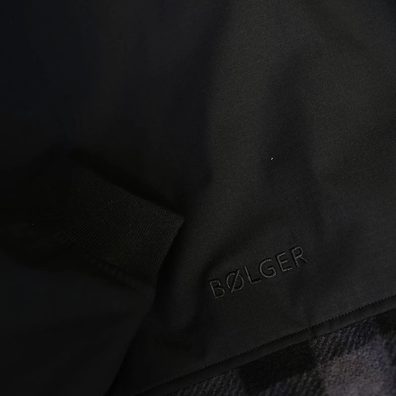 Bolger Mens Bømlo Hybrid Insulator Hoodie (Black) | Sportpursuit.com