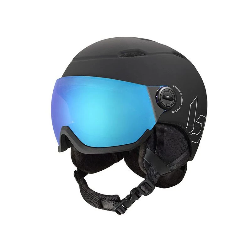 BOLLE Mercuro Visor Ski & Snowboarding Helmet (Black) | Sportpursuit.c